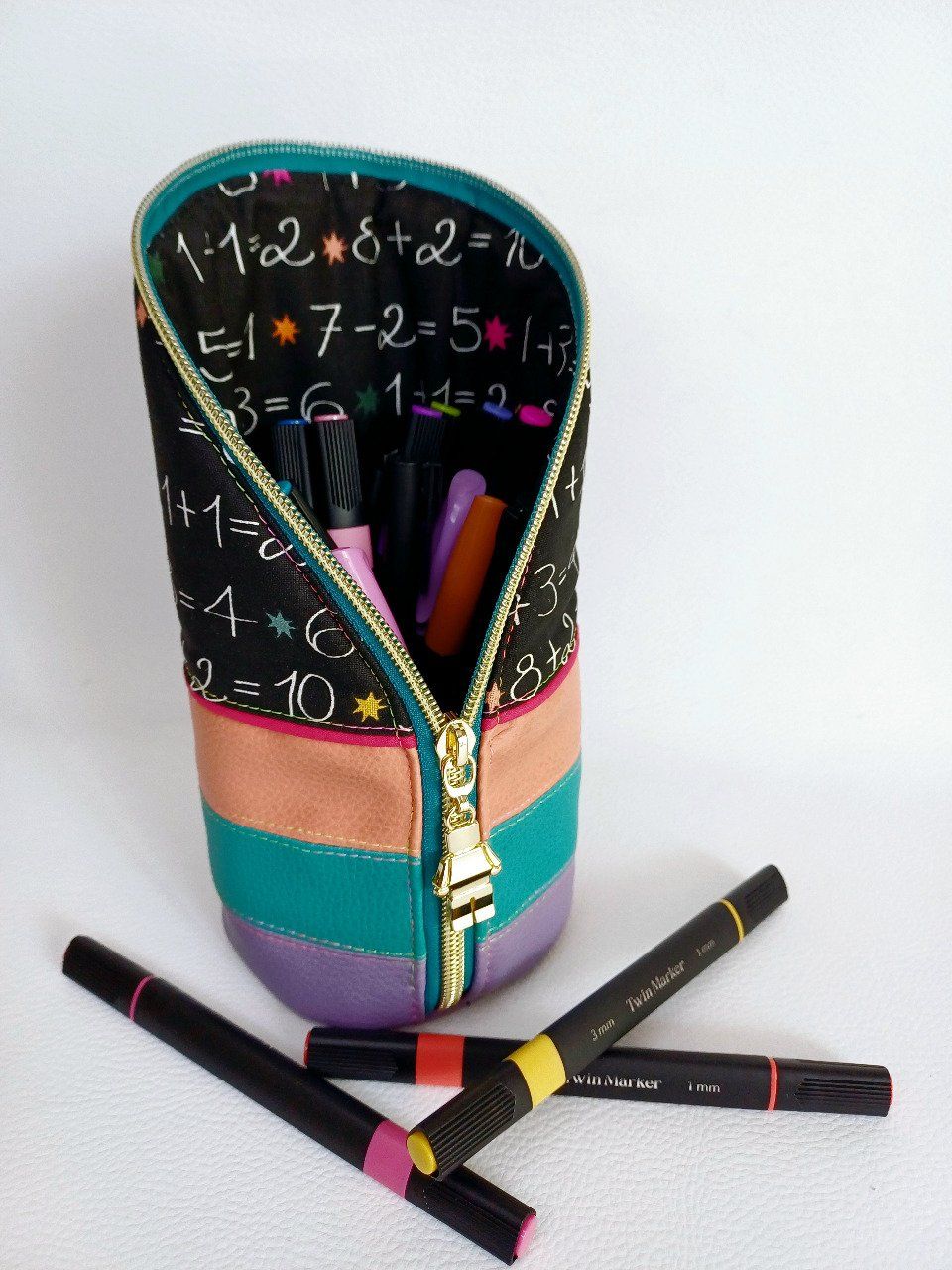 Patron PDF du pot à crayons ROSEWOOD - Atelier Ophéa