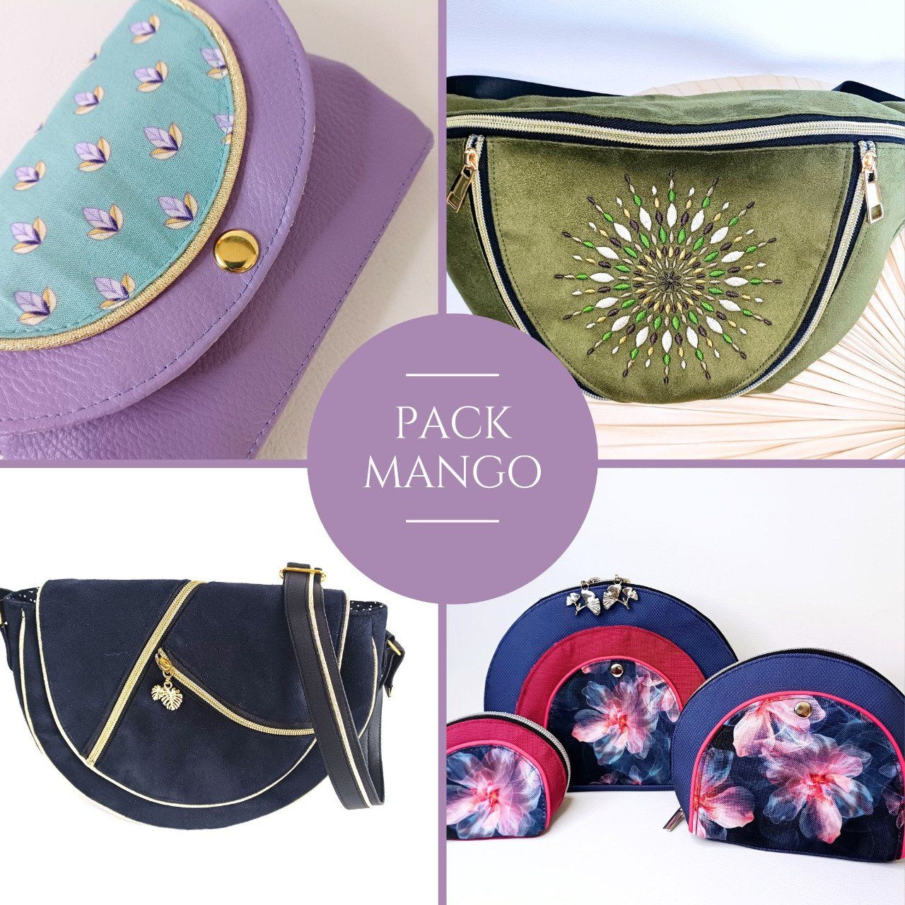 Pack des 5 patrons de la gamme MANGO - Atelier-ophea